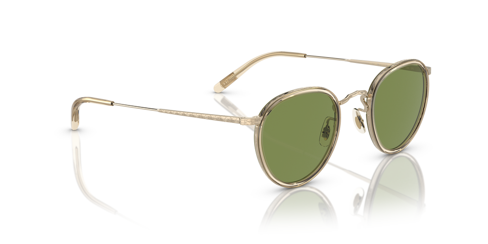 Oliver Peoples MP-2 Sun avec monture Chamois-or et verres Vert | Oliver ...