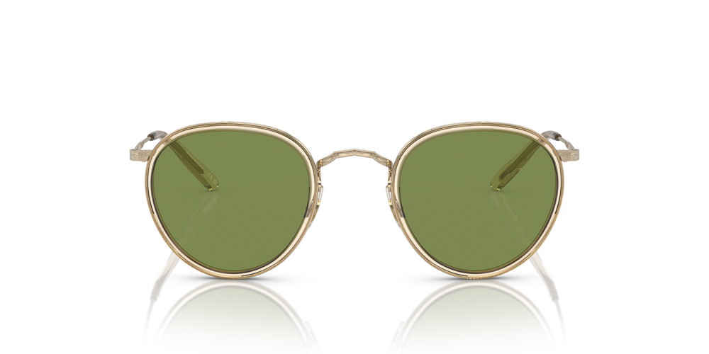 Oliver Peoples MP-2 Sun avec monture Chamois-or et verres Vert | Oliver ...
