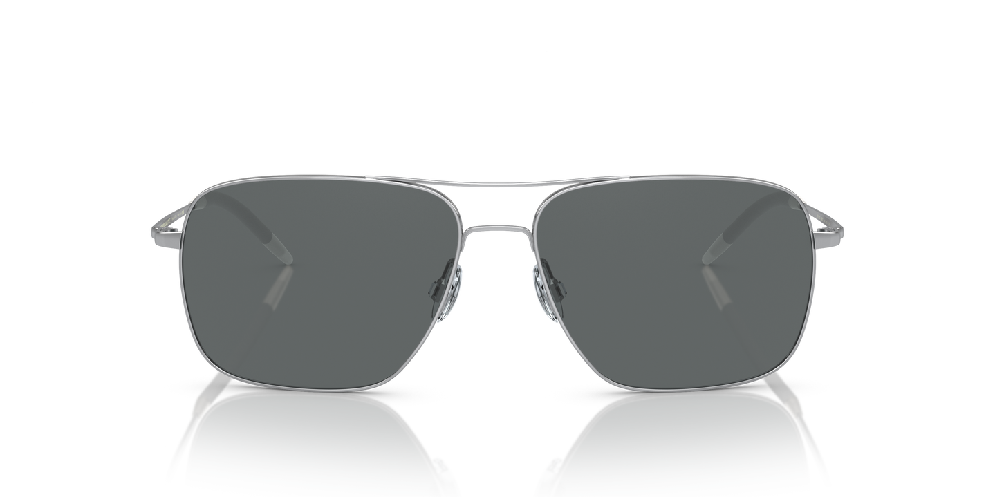 Oliver Peoples Clifton with Silver frame and Dark Grey Polar lenses ...