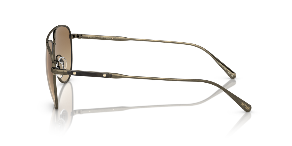 Oliver Peoples Disoriano with Antique Gold frame and Chrome Amber ...