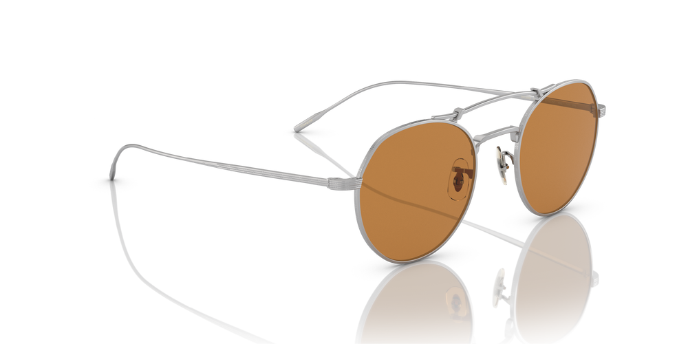 Oliver Peoples Reymont with Silver frame and Cognac lenses | Oliver ...
