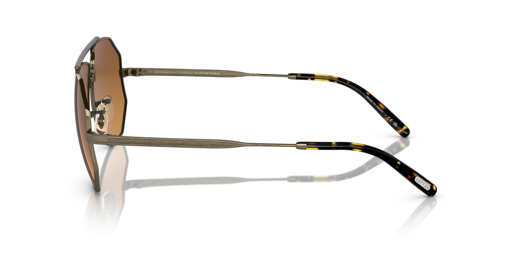 Oliver Peoples Moraldo with Antique Gold frame and Cognac Gradient ...