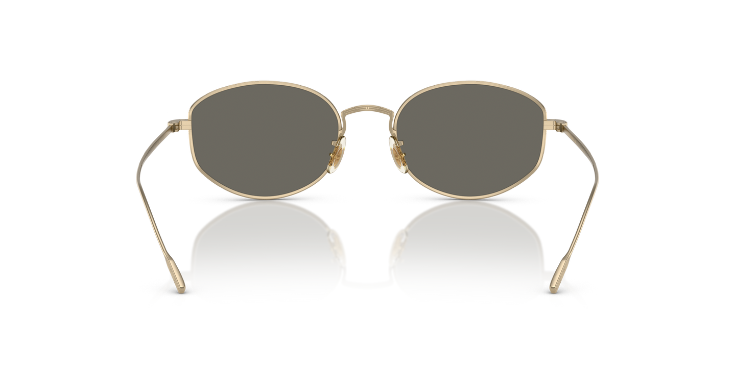 Oliver Peoples Estra avec monture Or pâle et verres Carbon Grey ...