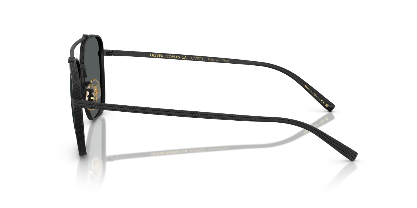 Oliver Peoples Avison avec monture Noir mat et verres Midnight Express ...