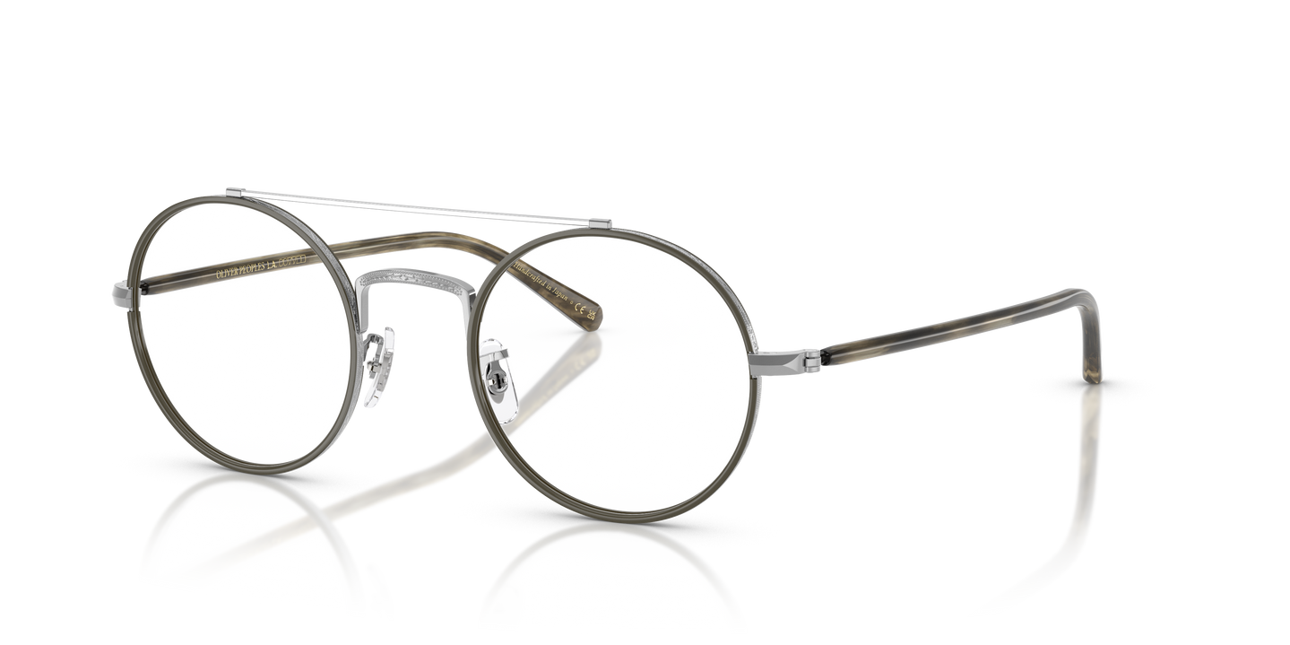 Oliver Peoples Etlin with Silver/Olive frame | Oliver Peoples®