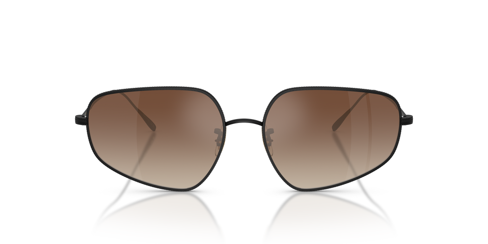 Oliver Peoples Eylla with Matte Black frame and Dark Brown Gradient ...