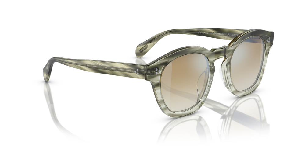Oliver Peoples Boudreau L.A with Washed Jade frame and Soft Yellow ...