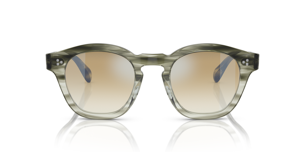 Oliver Peoples Boudreau L.A with Washed Jade frame and Soft Yellow ...