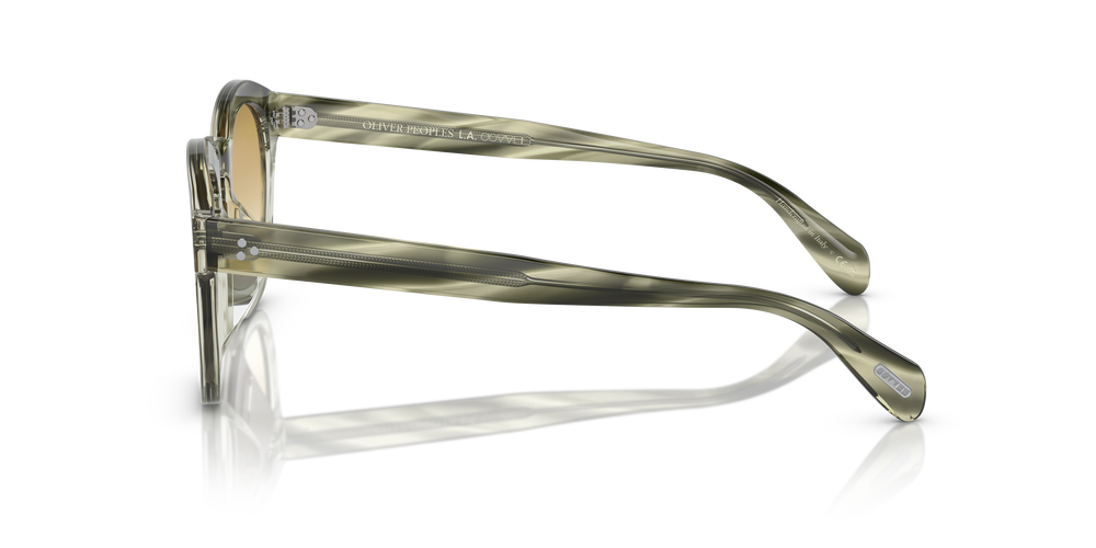 Oliver Peoples Boudreau L.A with Washed Jade frame and Soft Yellow ...