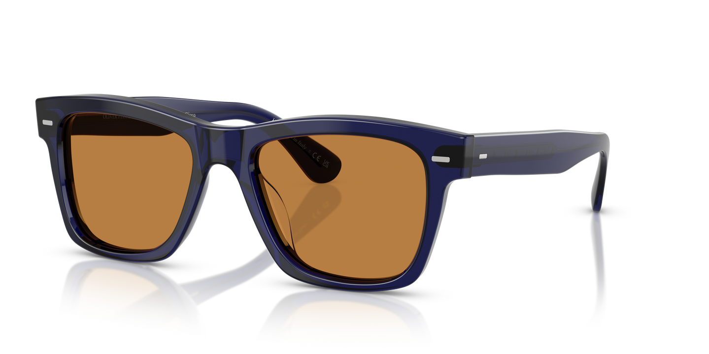 Oliver Peoples Oliver Sun with Denim frame and Cognac lenses | Oliver ...