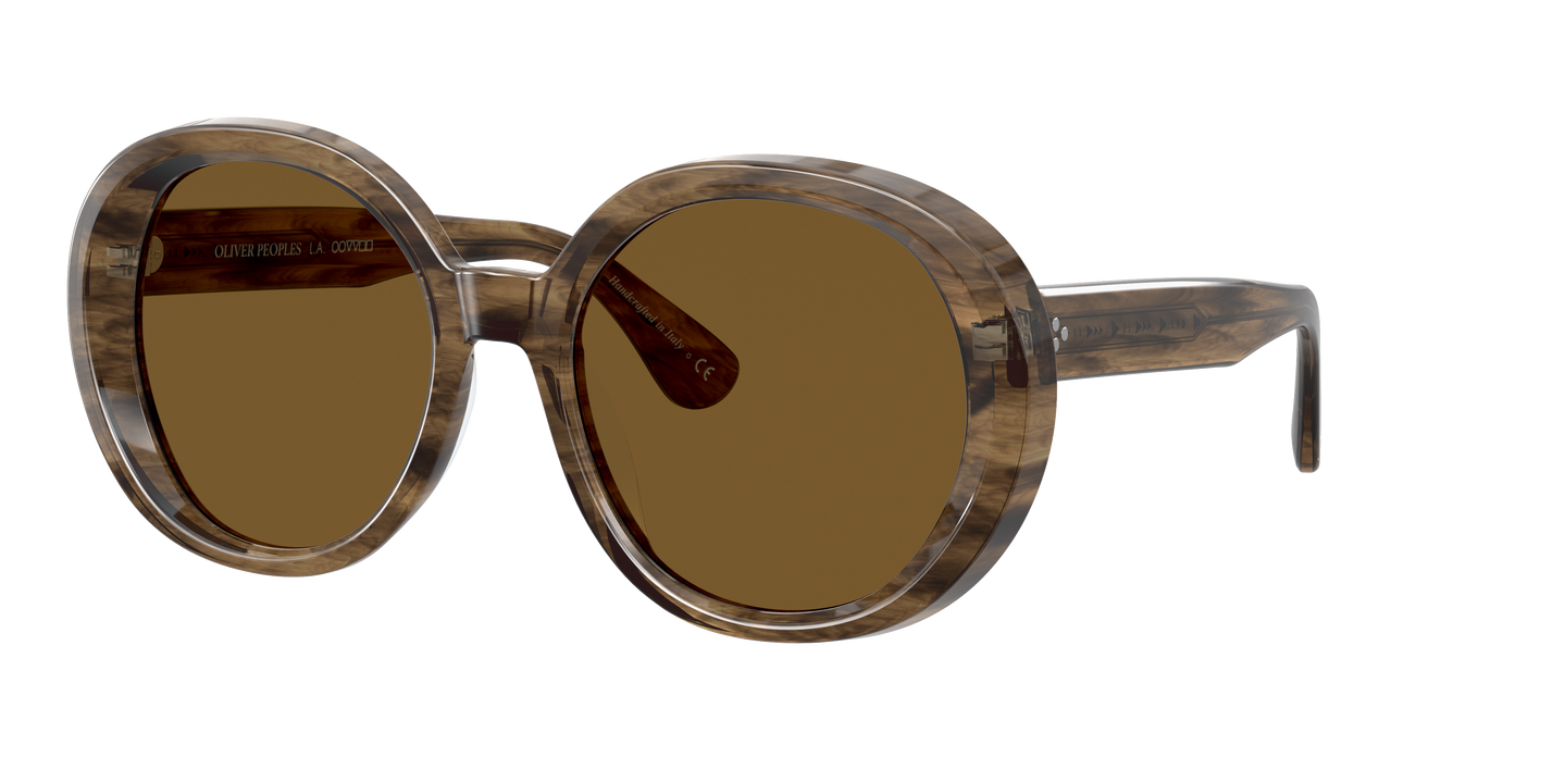 Oliver Peoples Leidy with Sepia Smoke frame and Brown Polar lenses ...