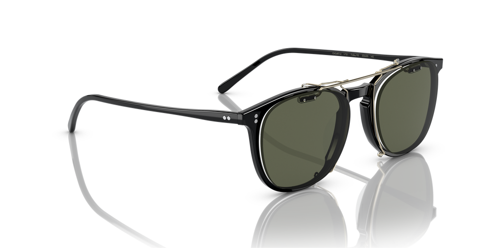 Oliver Peoples Finley 1993 Clip con montatura Oro e lenti Polarizzata G ...