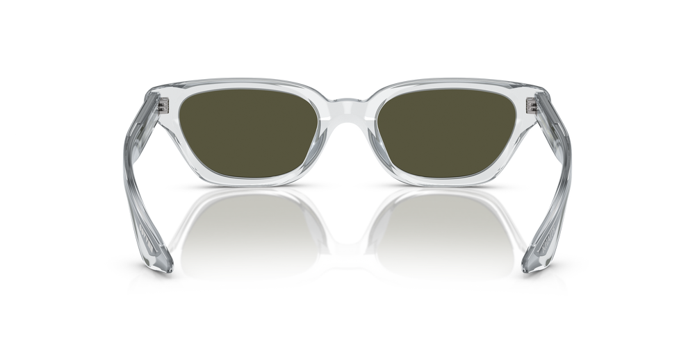 Oliver Peoples 1983C mit Kristall Gestell und Silber verspiegelt ...