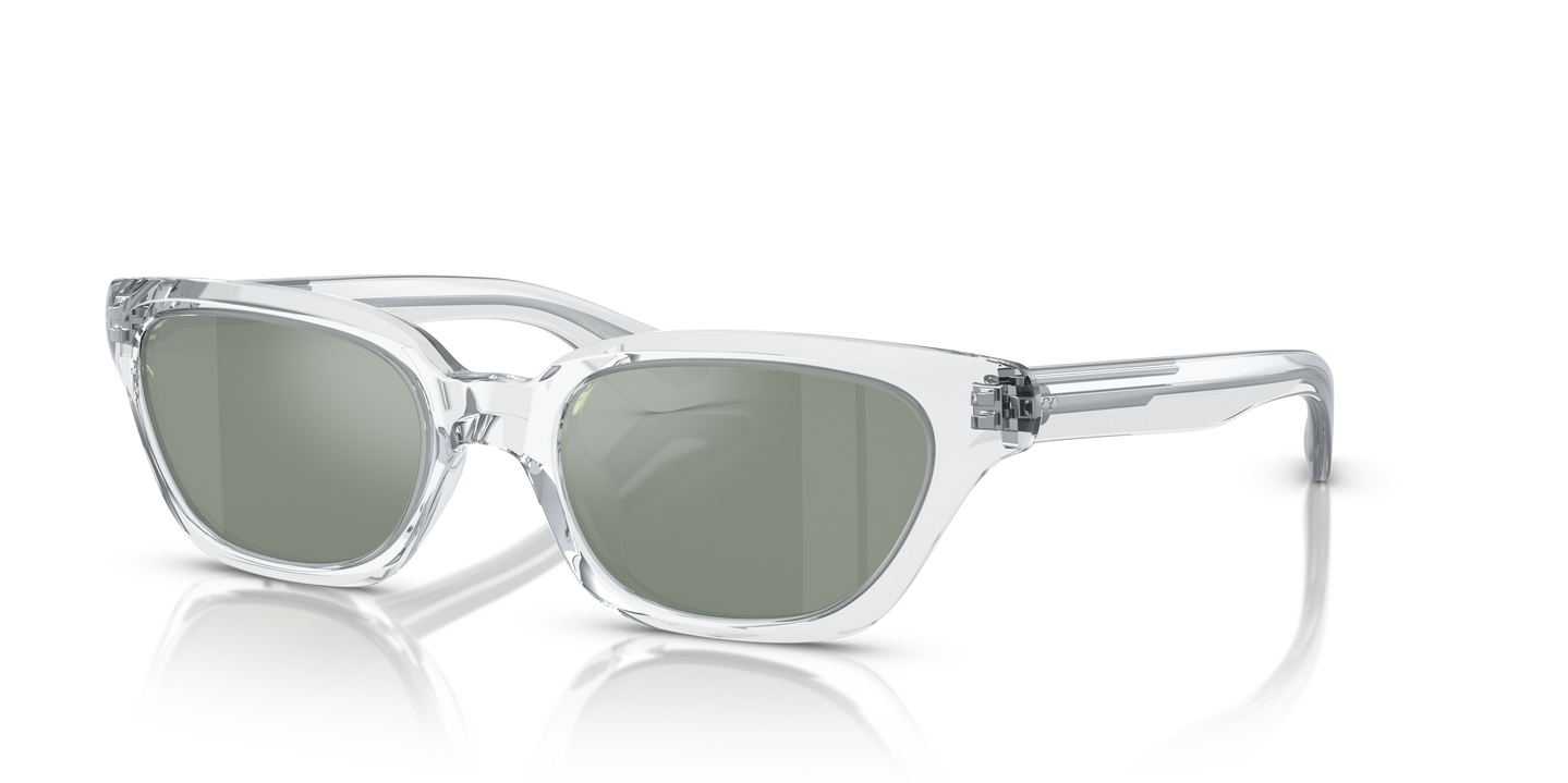 Oliver Peoples 1983C with Crystal frame and Silver Mirror lenses ...