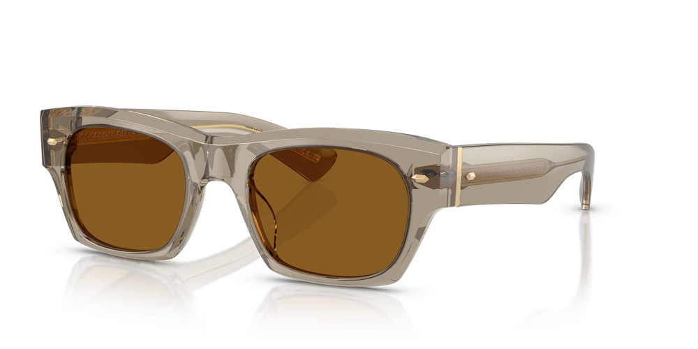 Oliver Peoples Kasdan 18K with Sencha frame and True Brown lenses ...