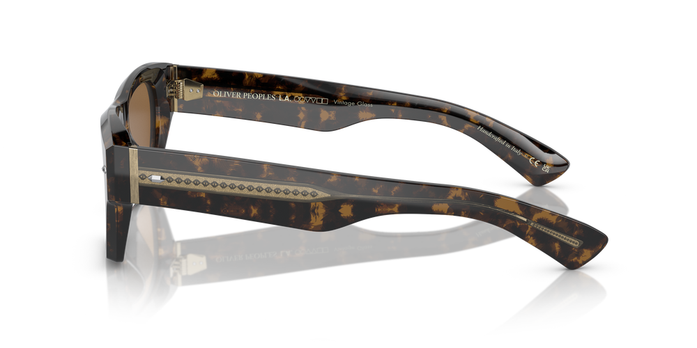 Oliver Peoples Kasdan with Walnut Tortoise frame and True Brown lenses ...