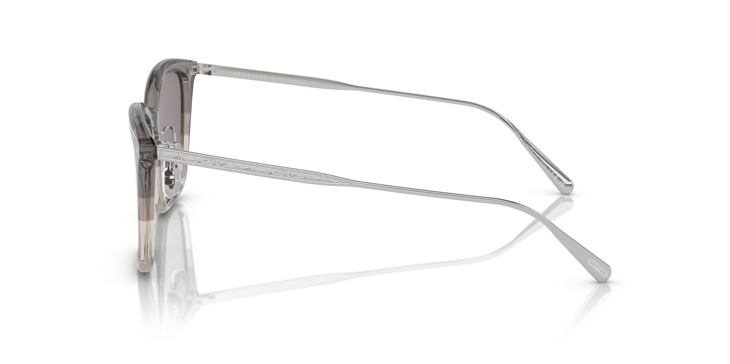 Oliver Peoples Luisella avec monture Vintage Grey Fade/Silver et verres ...