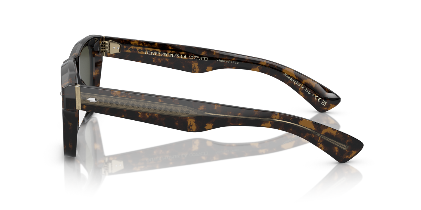 Oliver Peoples Oliver Sixties Sun avec monture Walnut Tortoise et ...