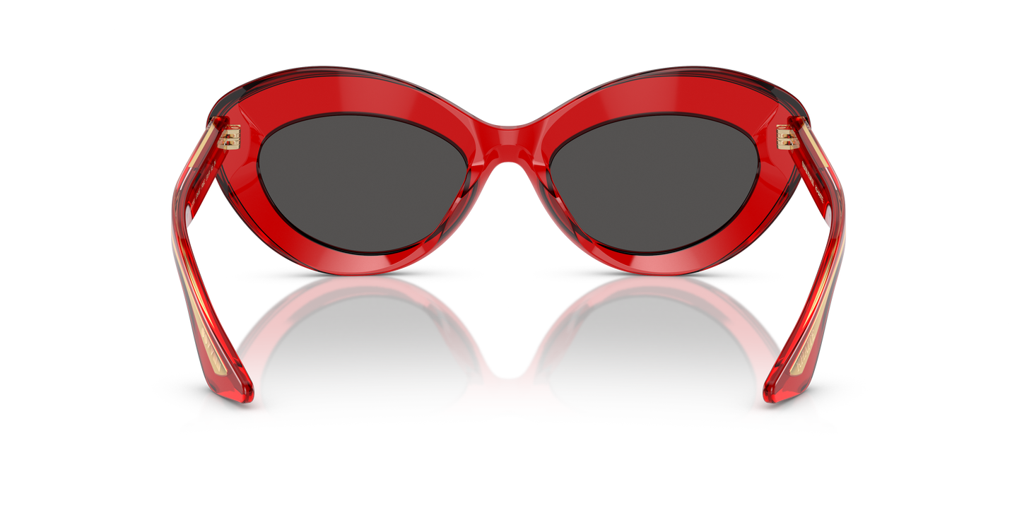 Oliver Peoples 1968C with Translucent Red frame and Grey lenses ...