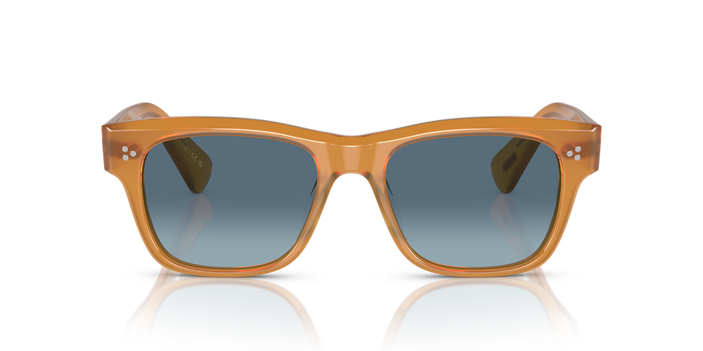 Oliver Peoples Birell Sun with Amber frame and Marine Gradient lenses ...