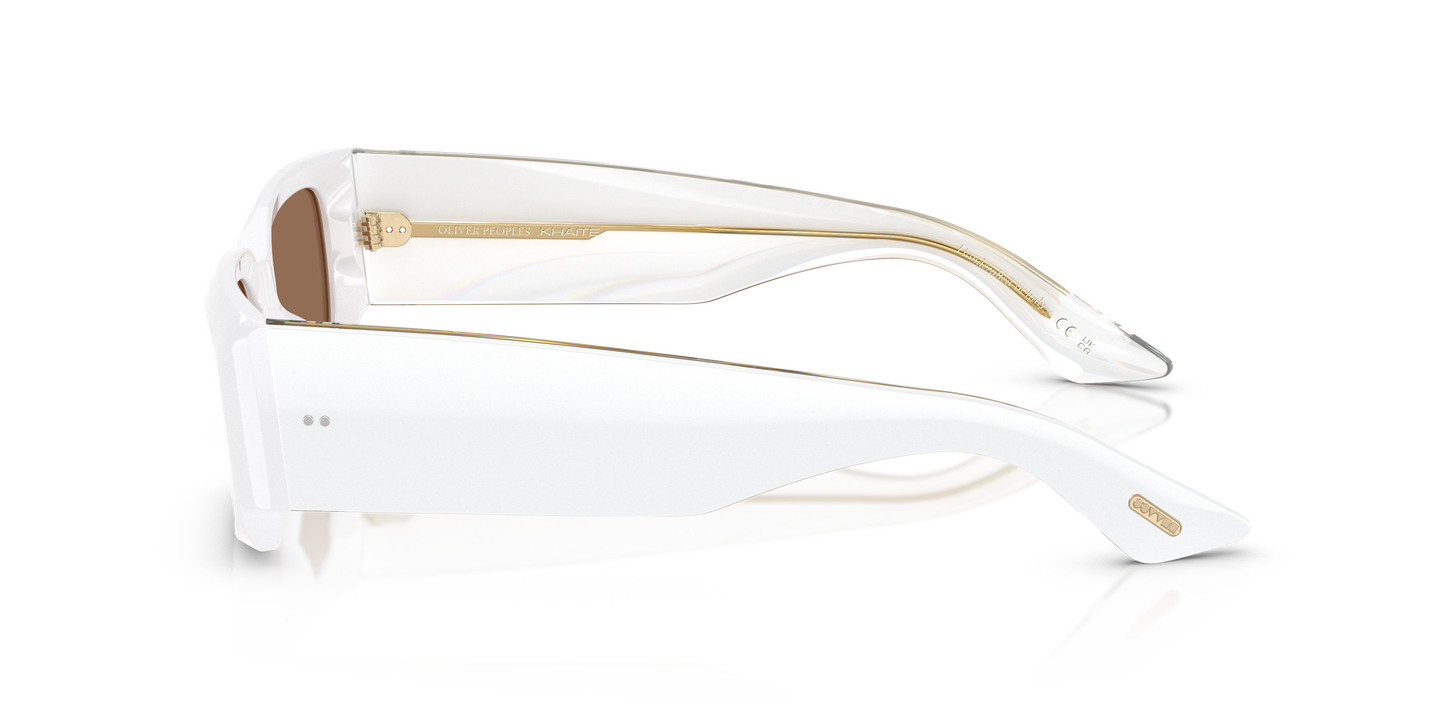 Oliver Peoples 1995C with White frame and Brown lenses | Oliver Peoples®