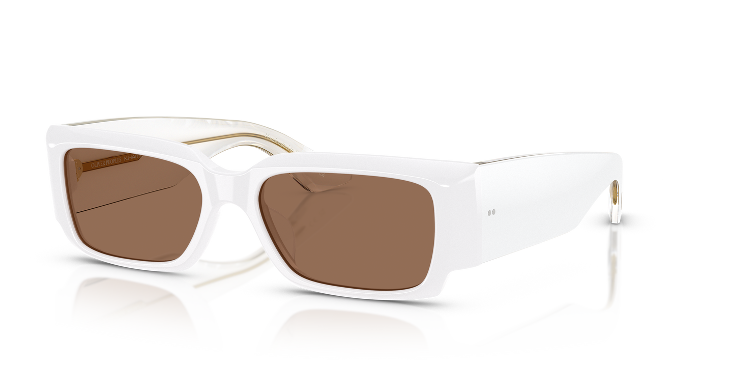 Oliver Peoples 1995C with White frame and Brown lenses | Oliver Peoples®