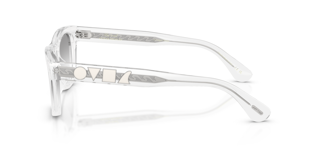 Oliver Peoples Alex Israel with Crystal frame and Flash Silver Mirror ...