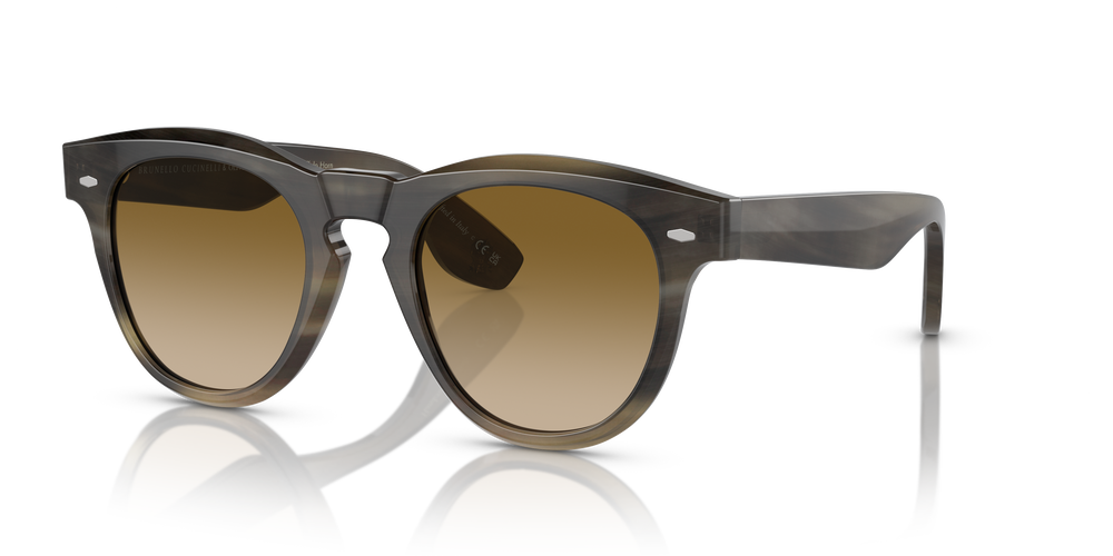 Oliver Peoples Nino Horn with Light Brown Horn frame and Light Brown ...