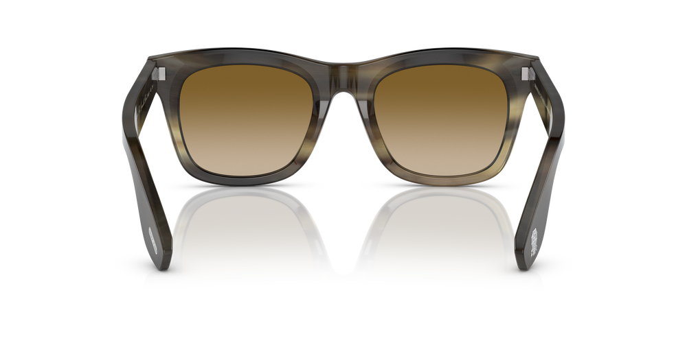 Oliver Peoples Mr. Brunello Horn with Light Brown Horn frame and Light ...