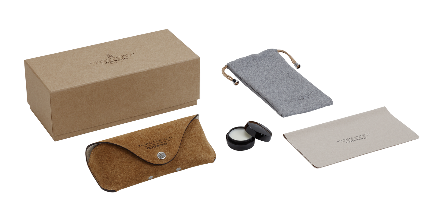 Oliver Peoples Filu' Horn with Light Brown Horn frame and Light Brown ...